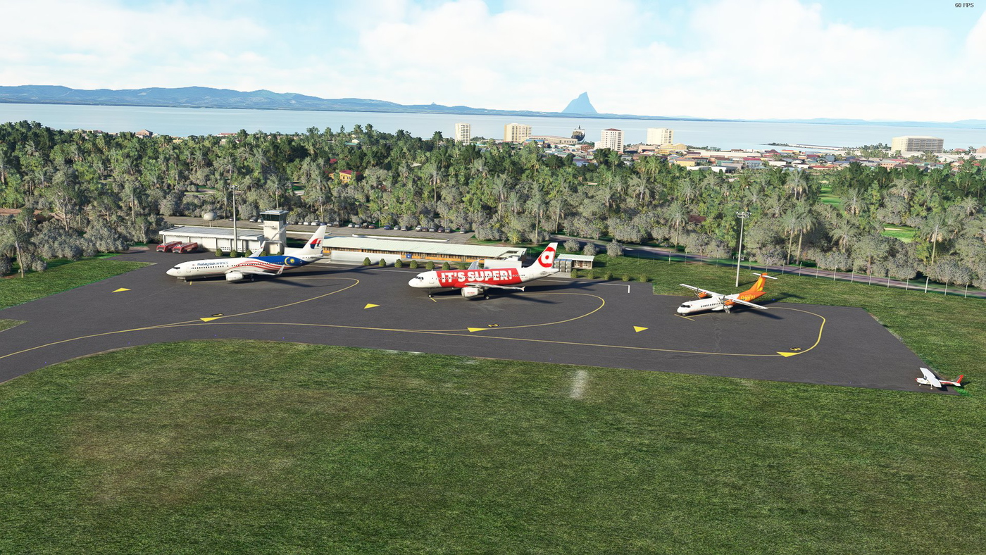 Old Tawau Airport plus Tawau Town Bing Map for Microsoft Flight ...