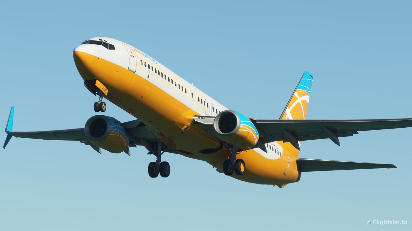 Orbit Airlines 737-800 N758OA PMDG (FSX livery) for Microsoft Flight ...