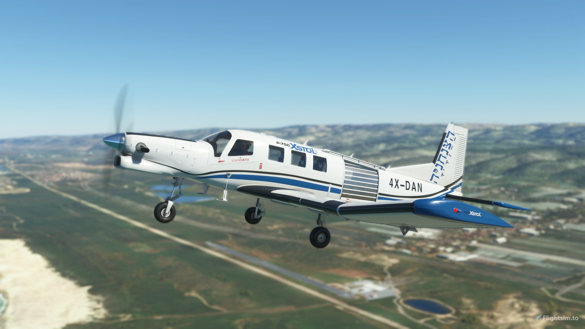 ORBX PAC P750 XSTOL 4X-DAN | 4K for Microsoft Flight Simulator | MSFS