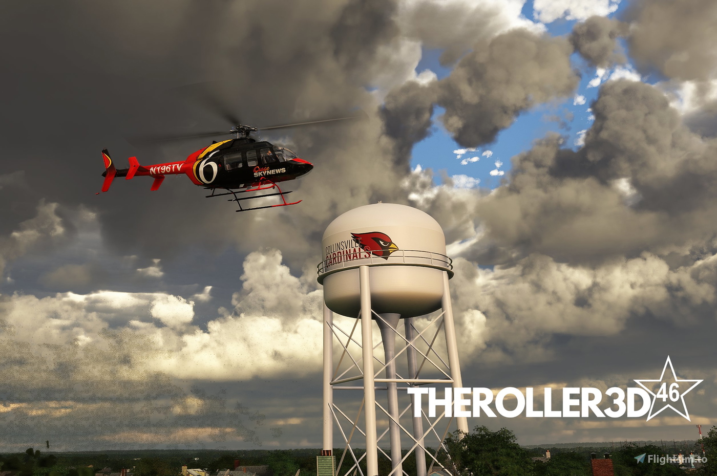 Osage Skynews 6 - KOTV Tulsa, OK - Bell 407 for Microsoft Flight ...