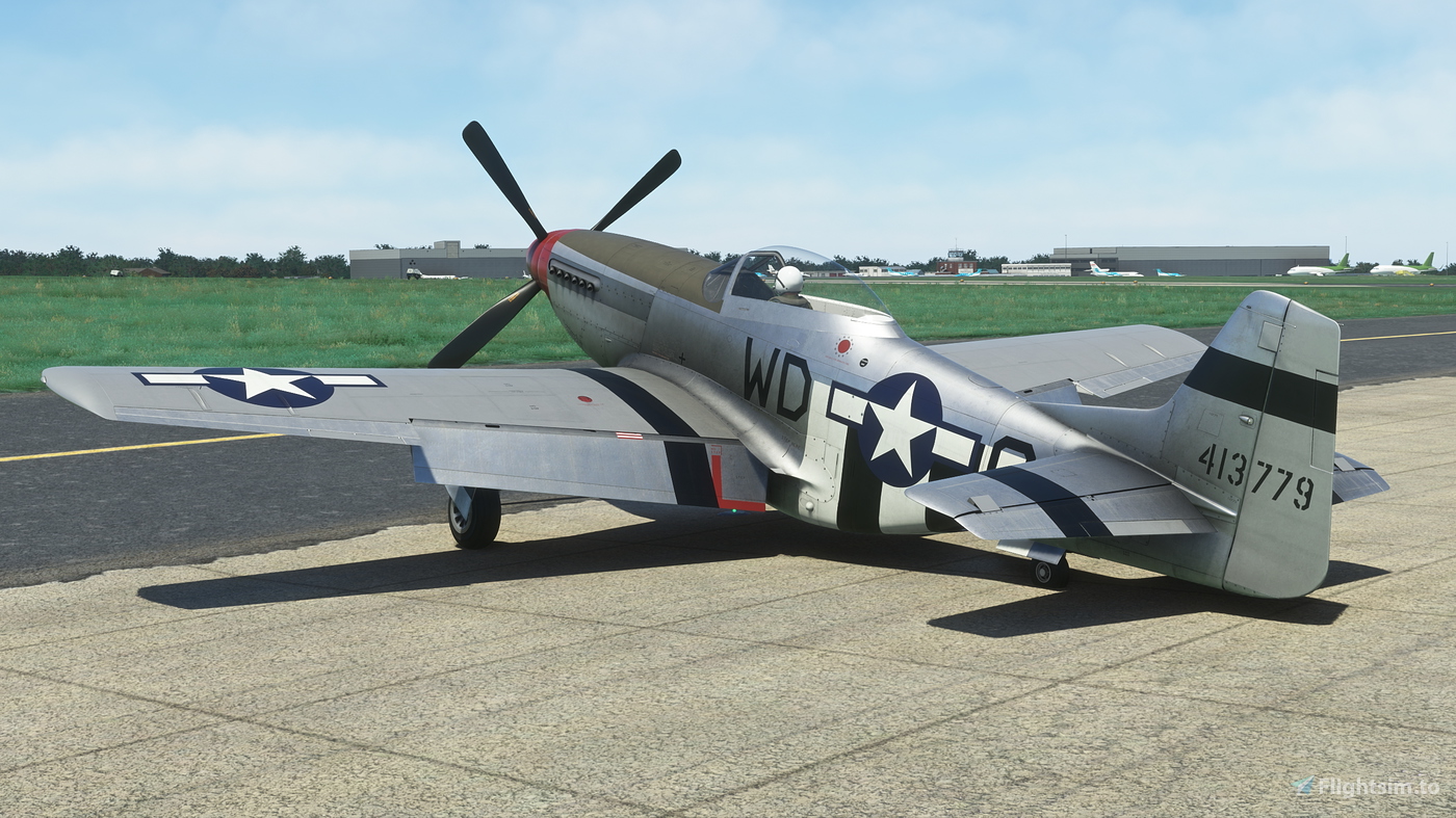 P-51D Mustang 44-73877 (G-CMDK) for Microsoft Flight Simulator | MSFS