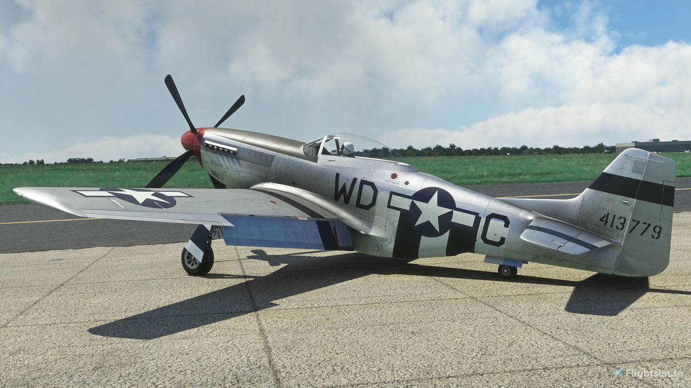 P-51D Mustang 44-73877 (G-CMDK) for Microsoft Flight Simulator | MSFS