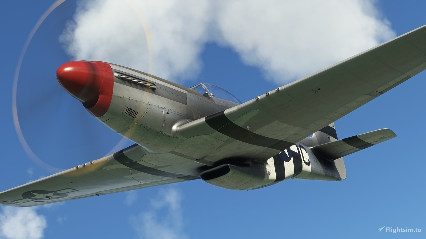 P-51D Mustang 44-73877 (G-CMDK) for Microsoft Flight Simulator | MSFS