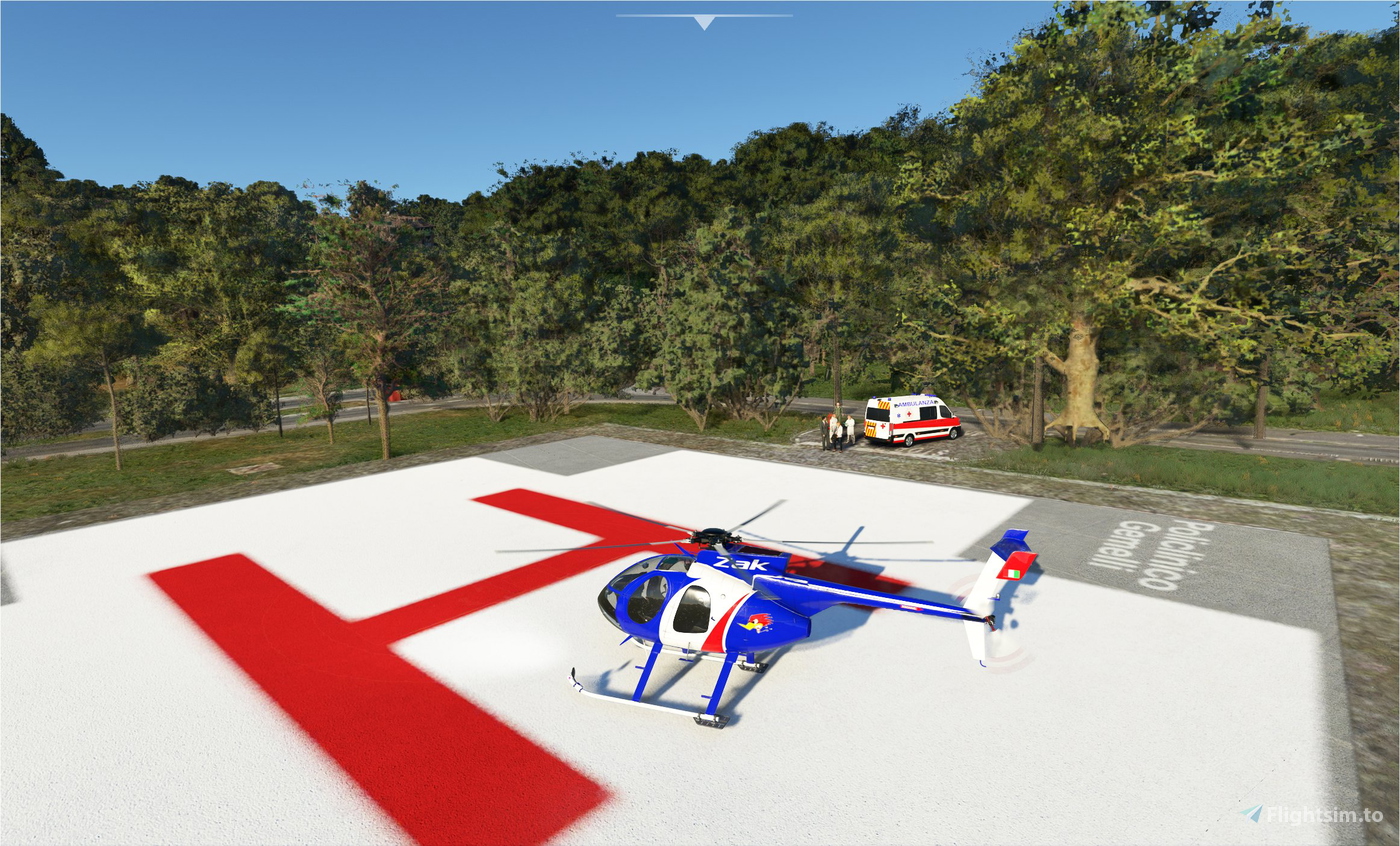 Pack. All heliports of Rome (Tutti gli eliporti di Roma) for Microsoft Flight Simulator | MSFS