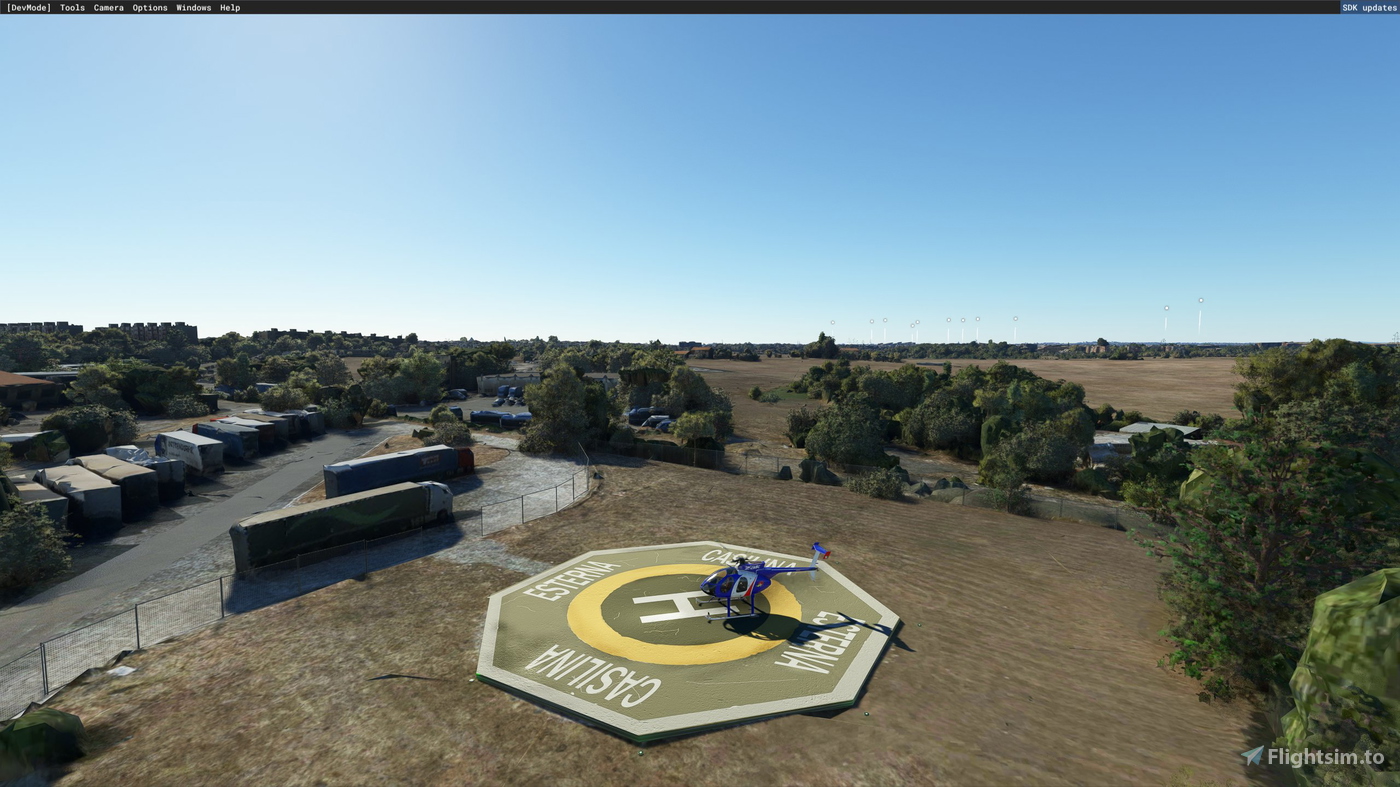 Pack. All heliports of Rome (Tutti gli eliporti di Roma) for Microsoft Flight Simulator | MSFS