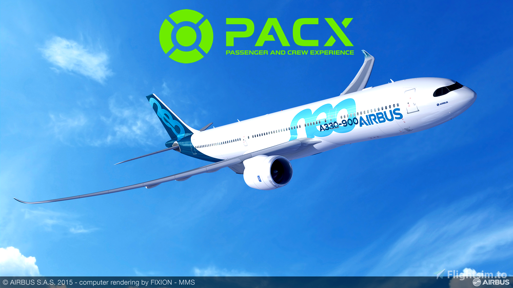 PACX - A330-900neo - Cabin Layout for Microsoft Flight Simulator | MSFS