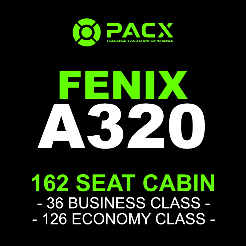 [PACX] Fenix A320 Cabin Layout für Microsoft Flight Simulator | MSFS