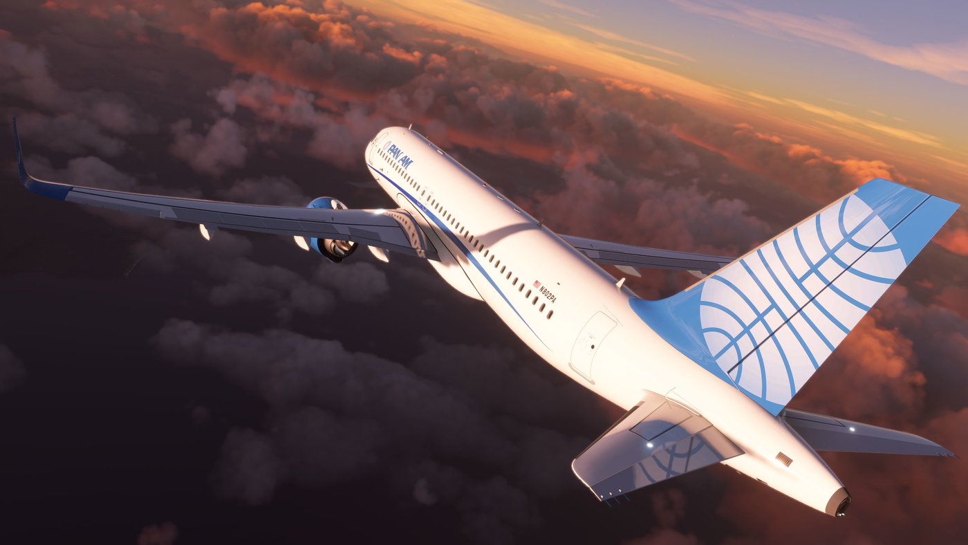 Pan Am 2023 Fictional Livery (Asobo A320neo) for Microsoft Flight ...