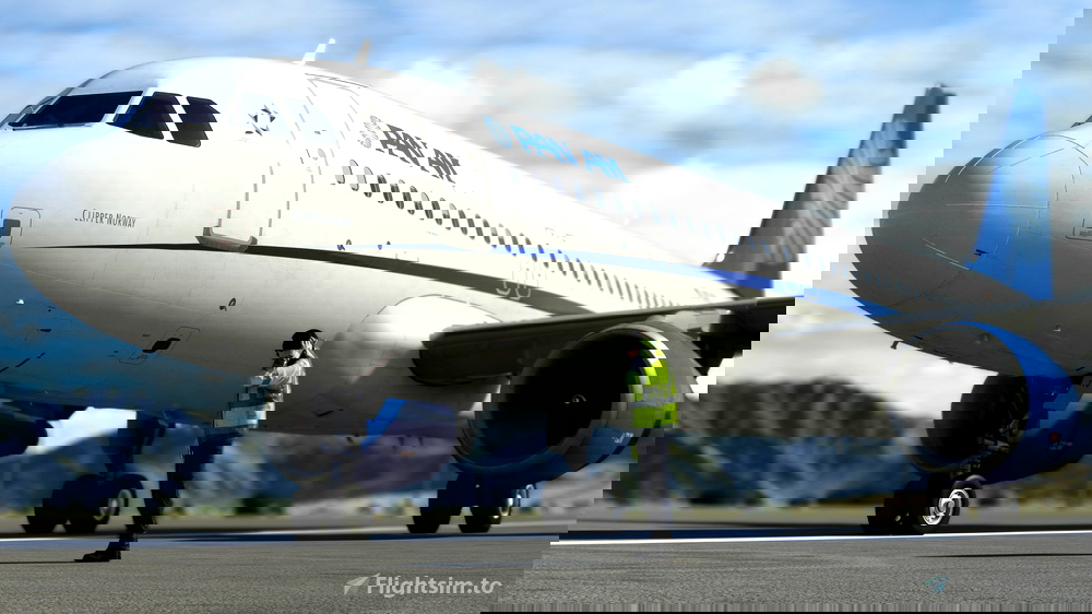 Pan Am 2023 Fictional Livery (Fenix A320) for Microsoft Flight Simulator | MSFS