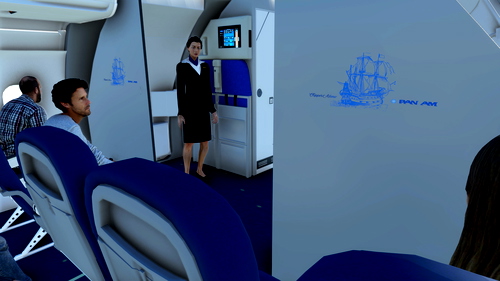 Pan Am 2023 Fictional Livery (LatinVFR A319ceo CFM and IAE) » Microsoft Flight Simulator
