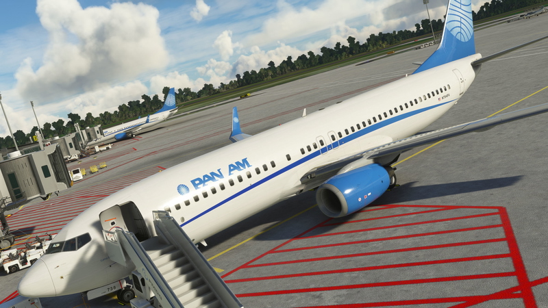 Pan Am 2023 Fictional Livery (PMDG 737-800) for Microsoft Flight Simulator | MSFS