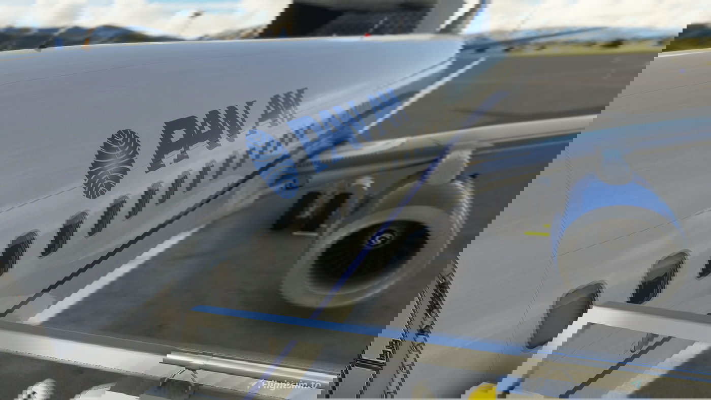 Pan Am 2023 Fictional Livery (PMDG 737-800) for Microsoft Flight Simulator | MSFS