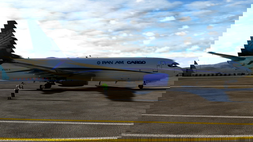Pan Am Cargo 2023 Fictional Livery (PMDG 737-800BCF) for Microsoft Flight Simulator | MSFS