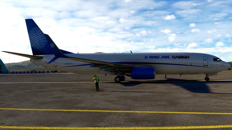 Pan Am Cargo 2023 Fictional Livery (PMDG 737-800BCF) for Microsoft Flight Simulator | MSFS