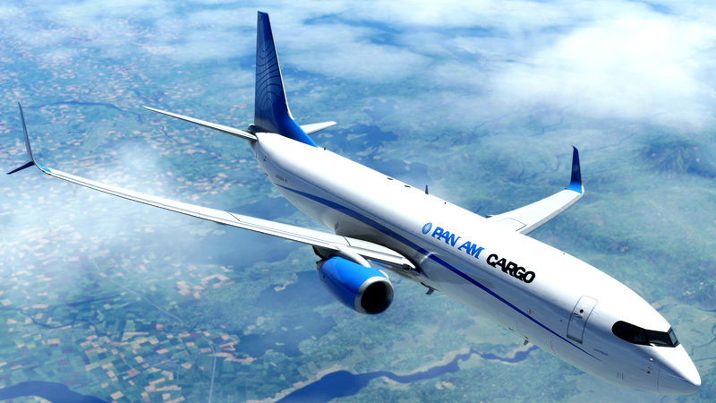 Pan Am Cargo 2023 Fictional Livery (PMDG 737-800BCF) for Microsoft Flight Simulator | MSFS