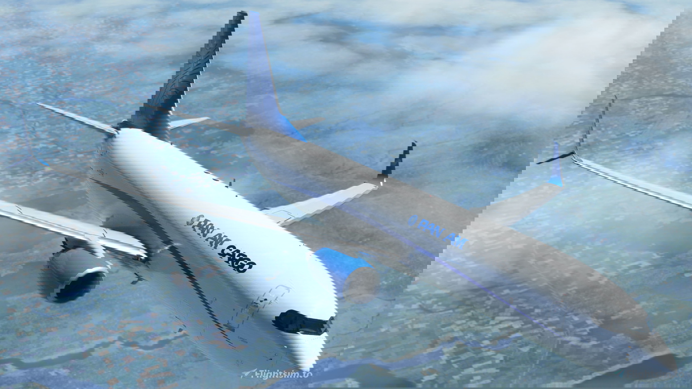Pan Am Cargo 2023 Fictional Livery (PMDG 737-800BCF) for Microsoft Flight Simulator | MSFS