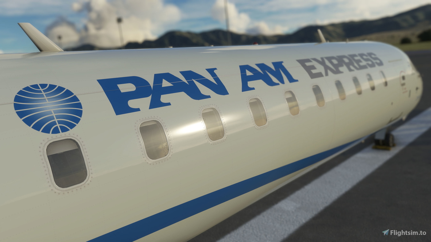 Pan Am Express 2023 Livery (Aerosoft CRJ-1000) for Microsoft Flight ...