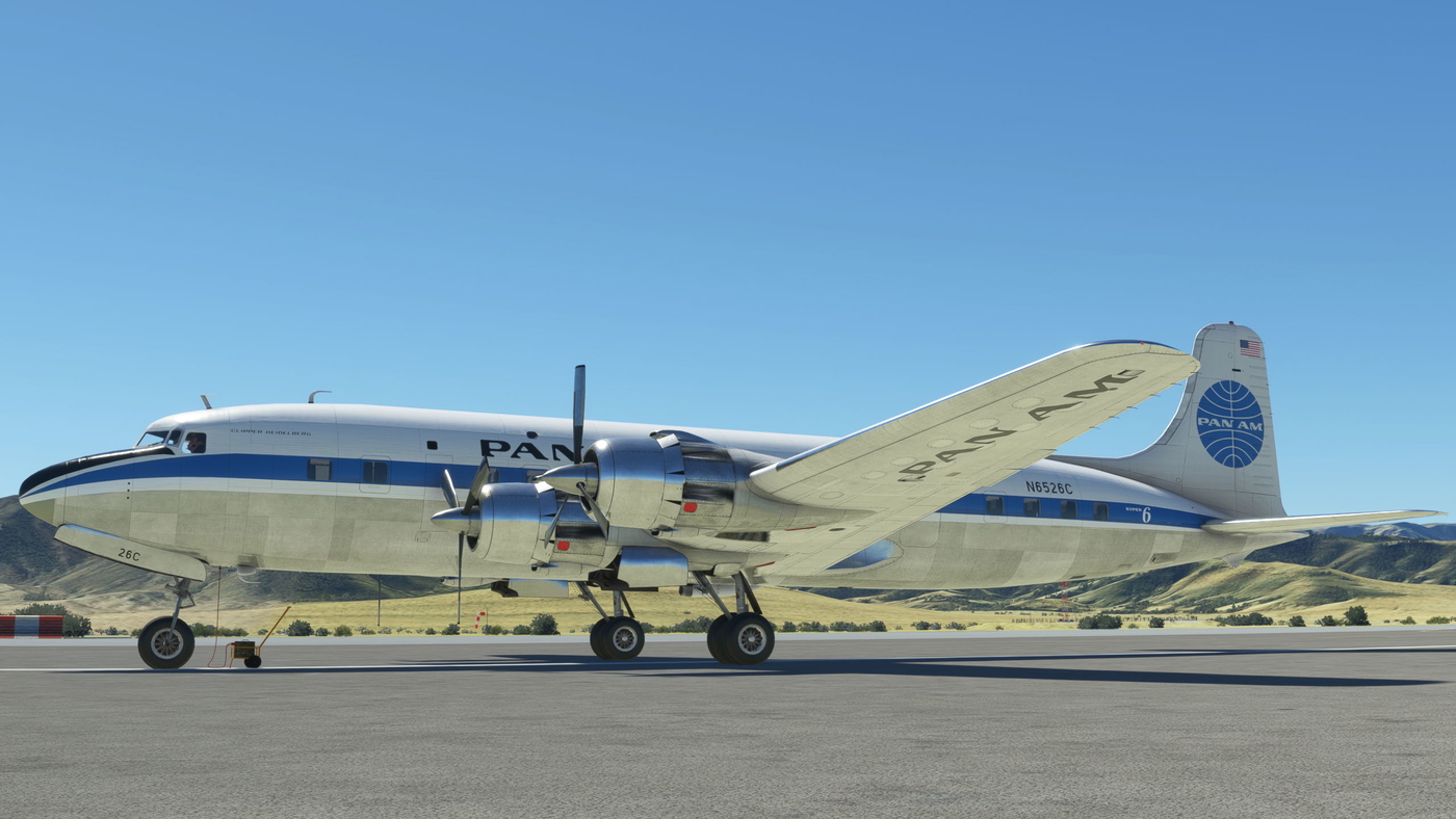 Pan American (1958) Livery for PMDG DC-6B for Microsoft Flight ...