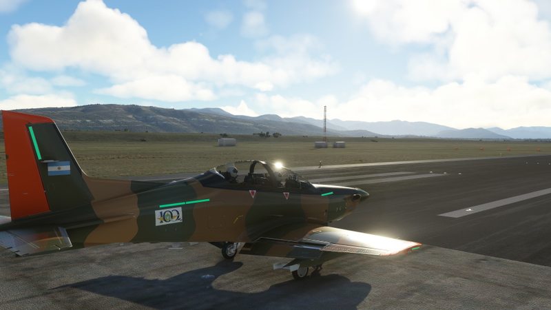 PC21 IRIS Pilatus of the Argentine Air Force, TUCANO version for ...