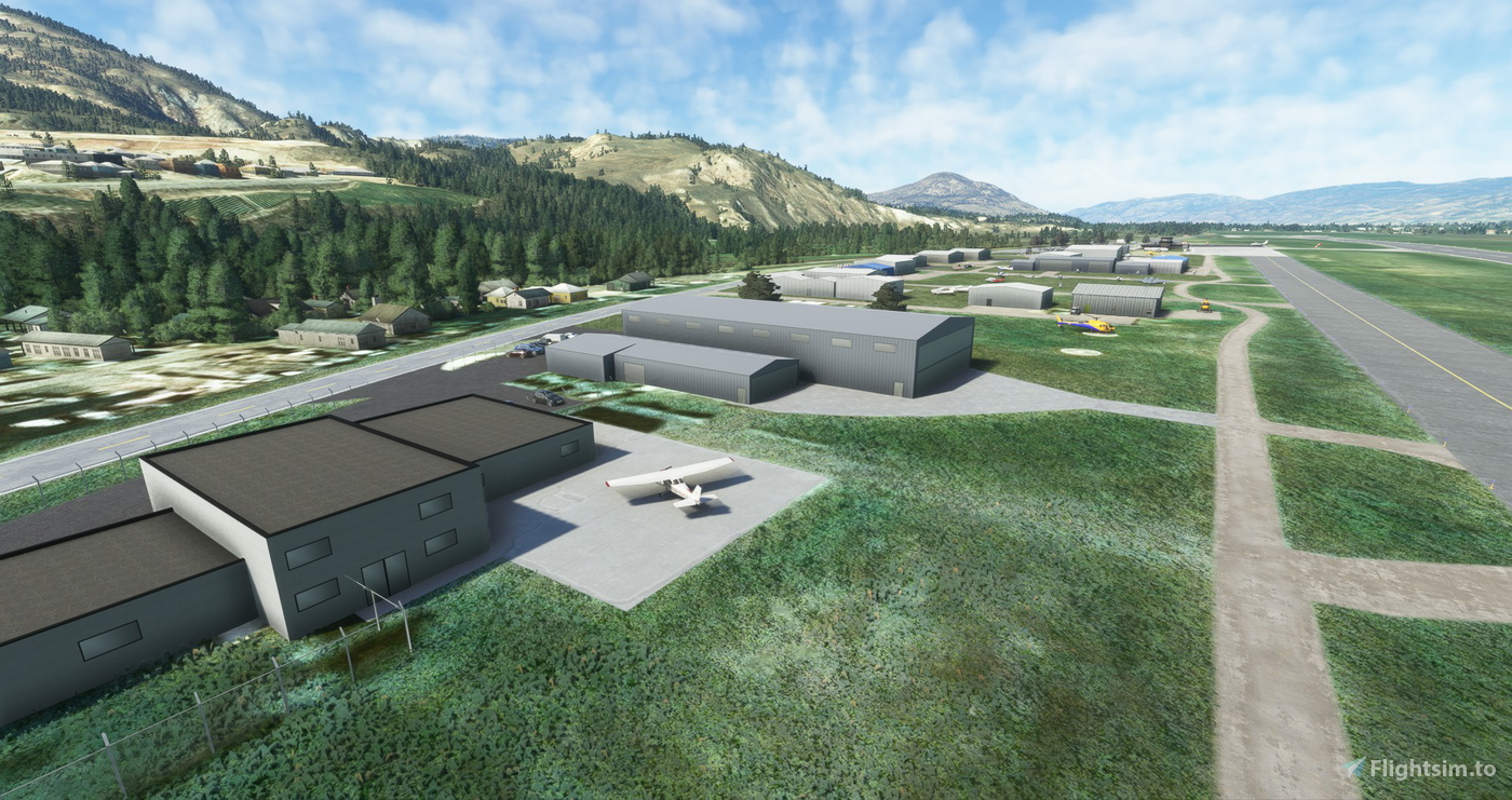 Penticton, B.C. CYYF for Microsoft Flight Simulator | MSFS