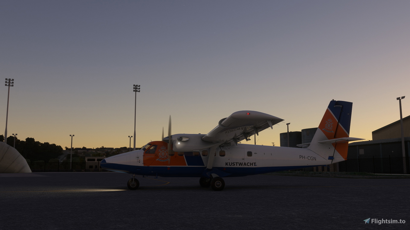 PH-CGN Dutch Coast Guard DHC6 for Microsoft Flight Simulator | MSFS