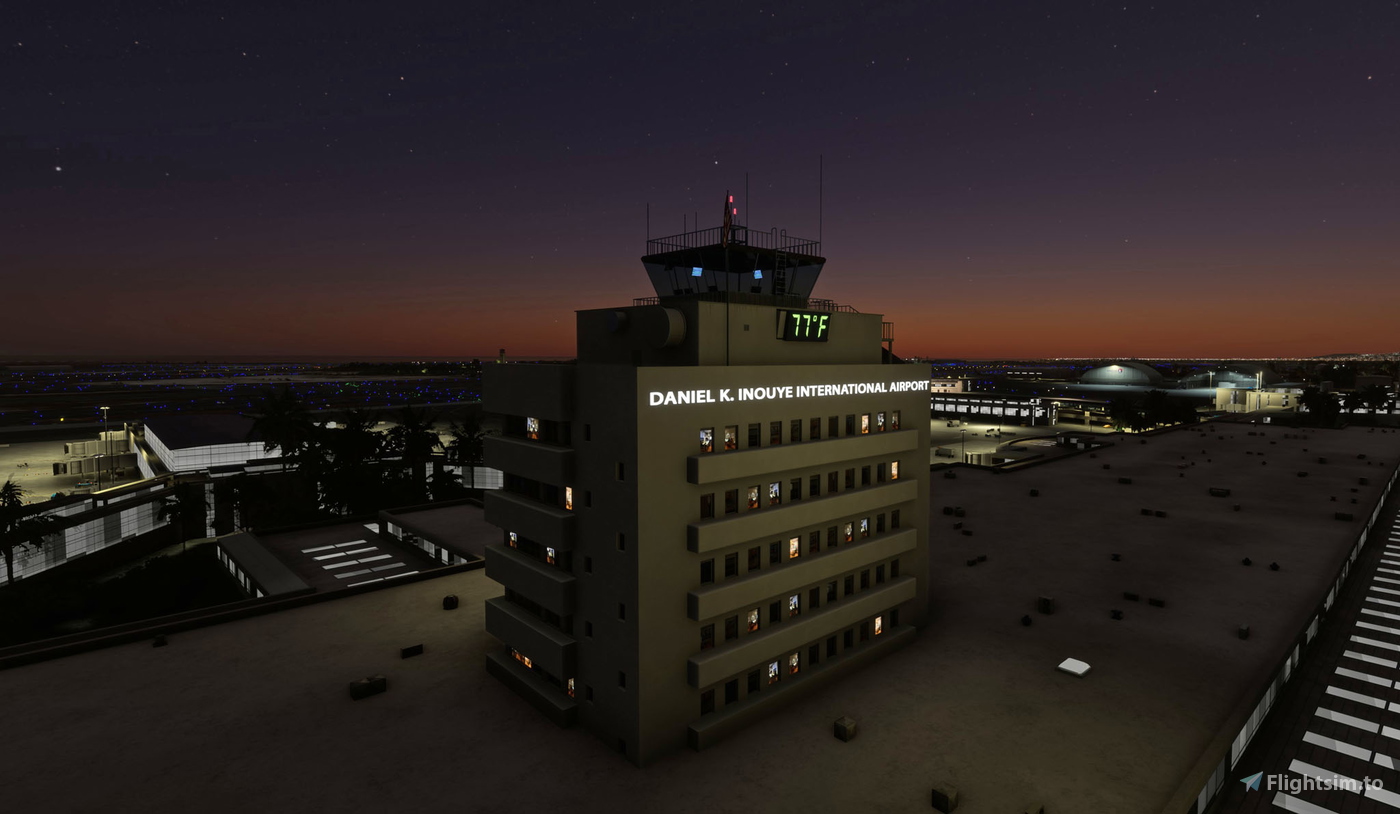 PHNL Daniel K. Inouye International Airport, Honolulu for Microsoft ...