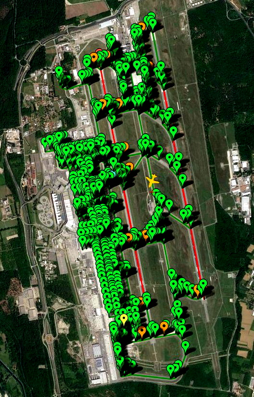 Pilot2ATC Milano Malpensa LIMC Taxiways and Gates for Microsoft Flight ...