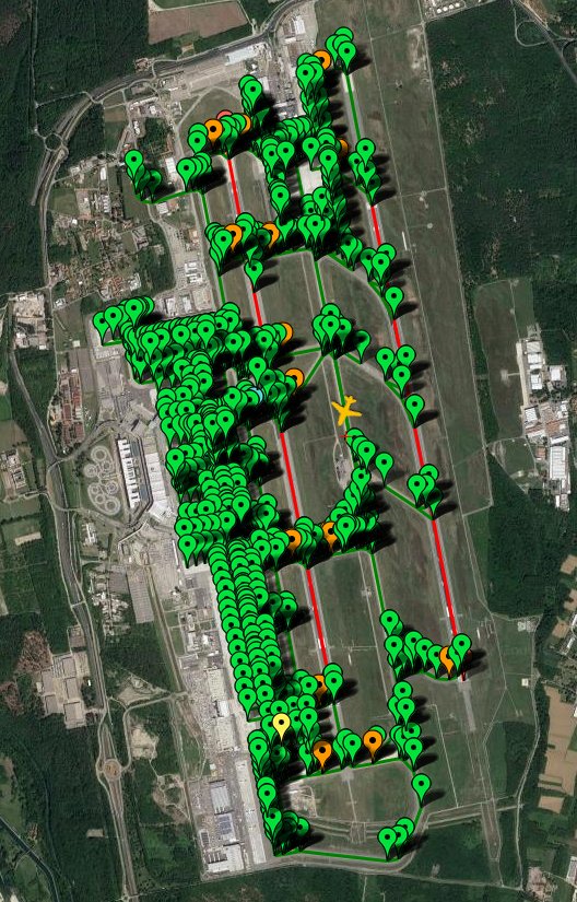 Pilot2ATC Milano Malpensa LIMC Taxiways and Gates for Microsoft Flight ...