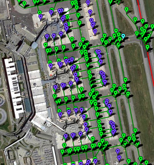 Pilot2ATC Milano Malpensa LIMC Taxiways and Gates for Microsoft Flight ...