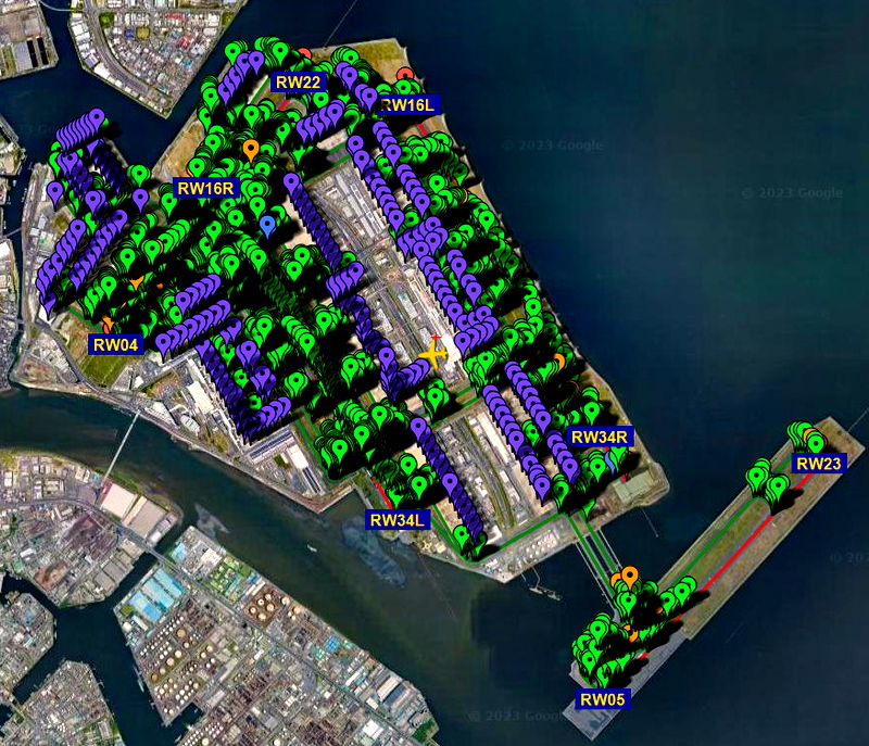 Pilot2ATC RJTT Taxi and Gates のために Microsoft Flight Simulator | MSFS