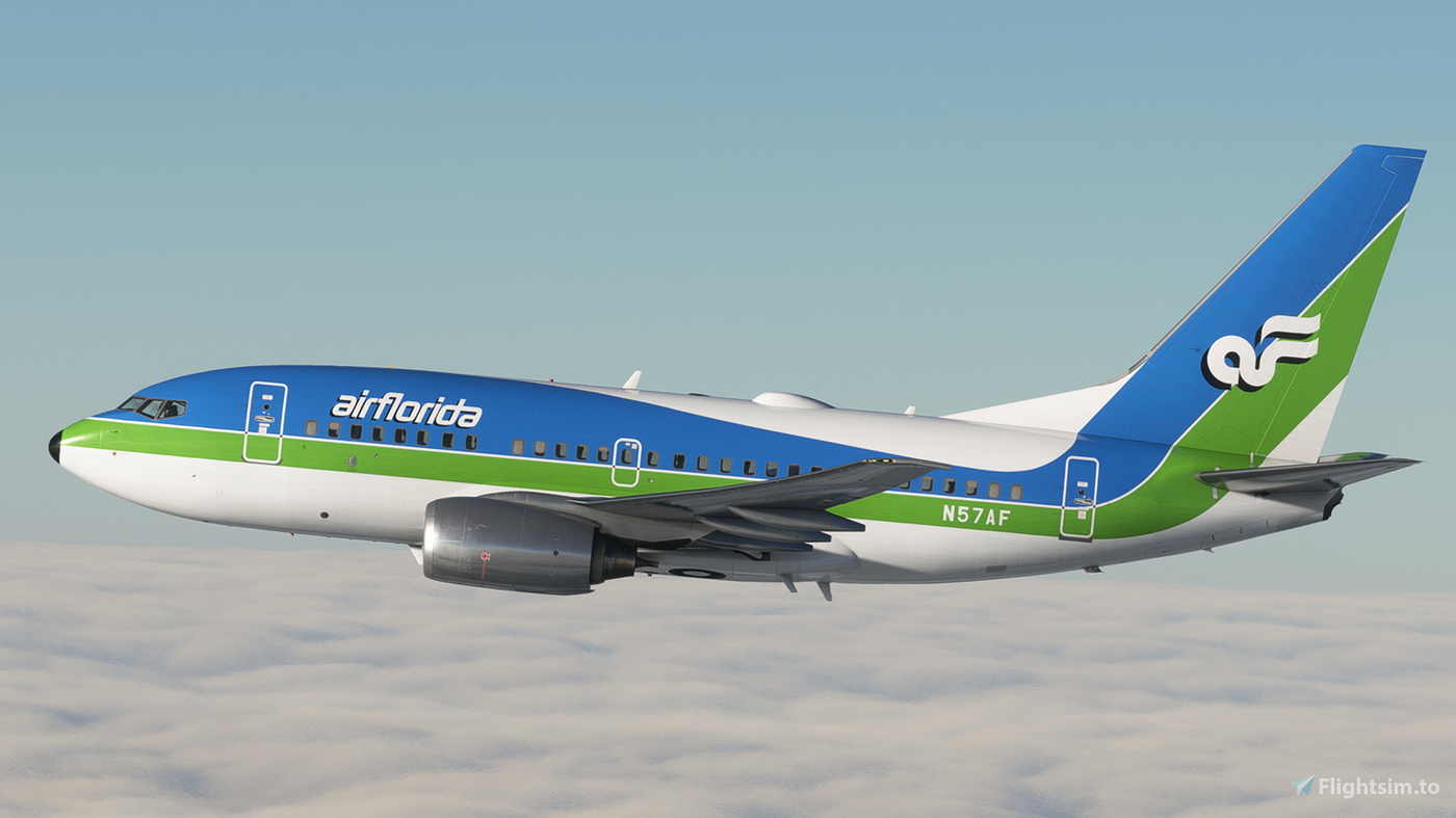 PMDG 737-600 Air Florida (N57AF) for Microsoft Flight Simulator | MSFS
