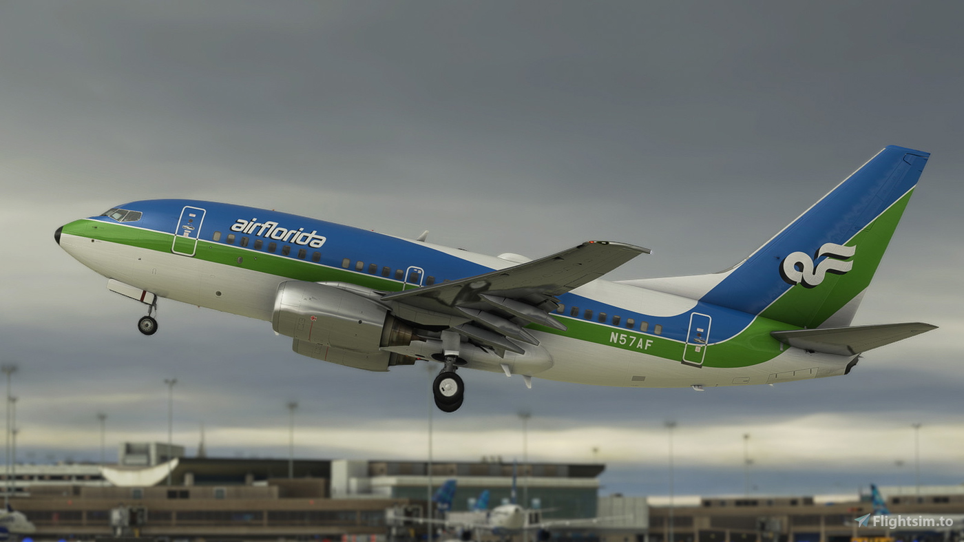 PMDG 737-600 Air Florida (N57AF) for Microsoft Flight Simulator | MSFS