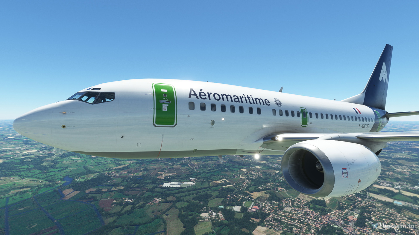 PMDG 737-600 Aéromaritime International (F-GFUE) for Microsoft Flight ...