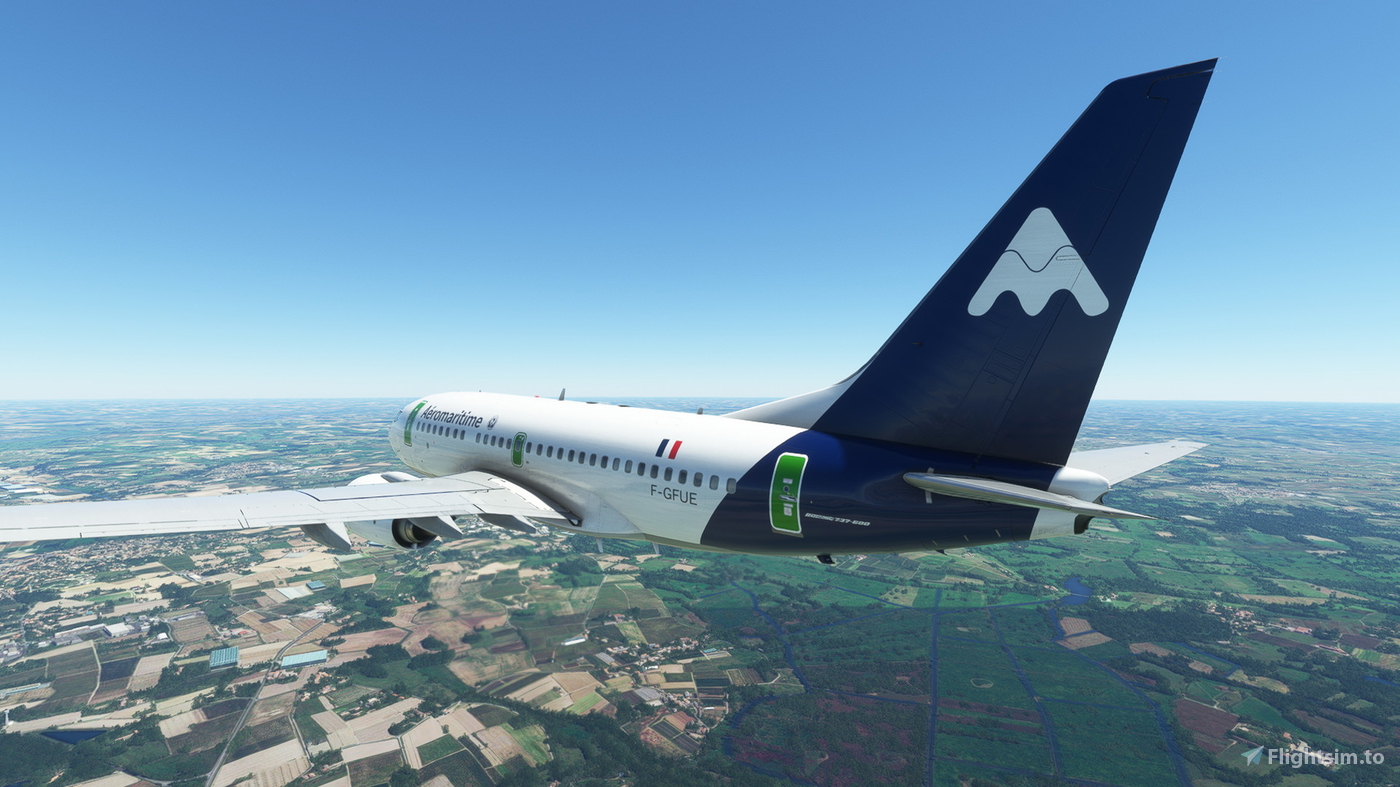 PMDG 737-600 Aéromaritime International (F-GFUE) for Microsoft Flight ...