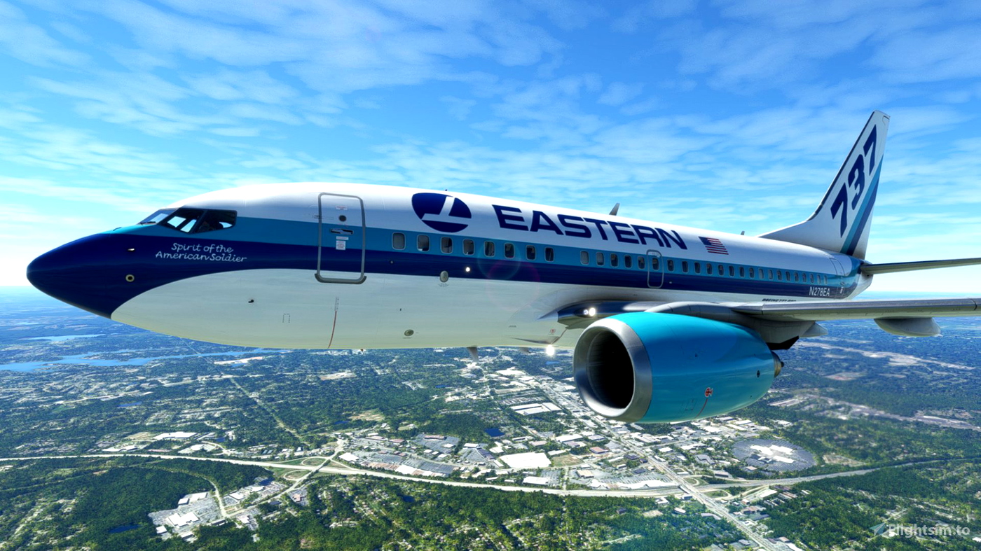 PMDG 737-600 Eastern Air Lines (N278EA) » Microsoft Flight Simulator