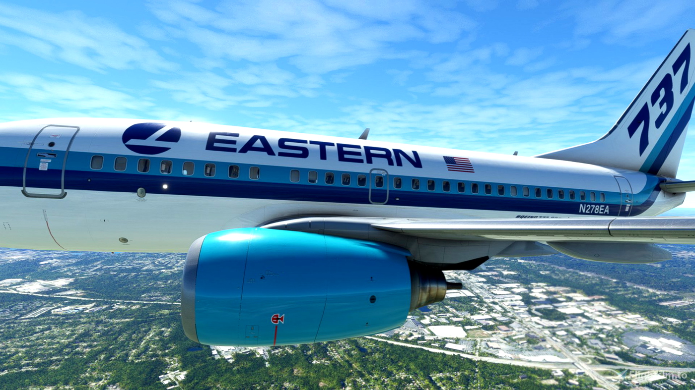 PMDG 737-600 Eastern Air Lines (N278EA) » Microsoft Flight Simulator