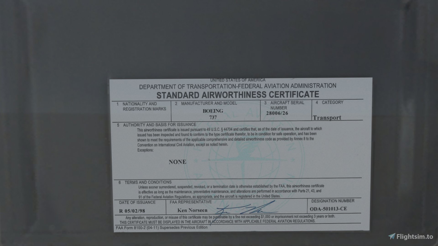 PMDG 737-600 Eastern Air Lines (N278EA) for Microsoft Flight Simulator ...