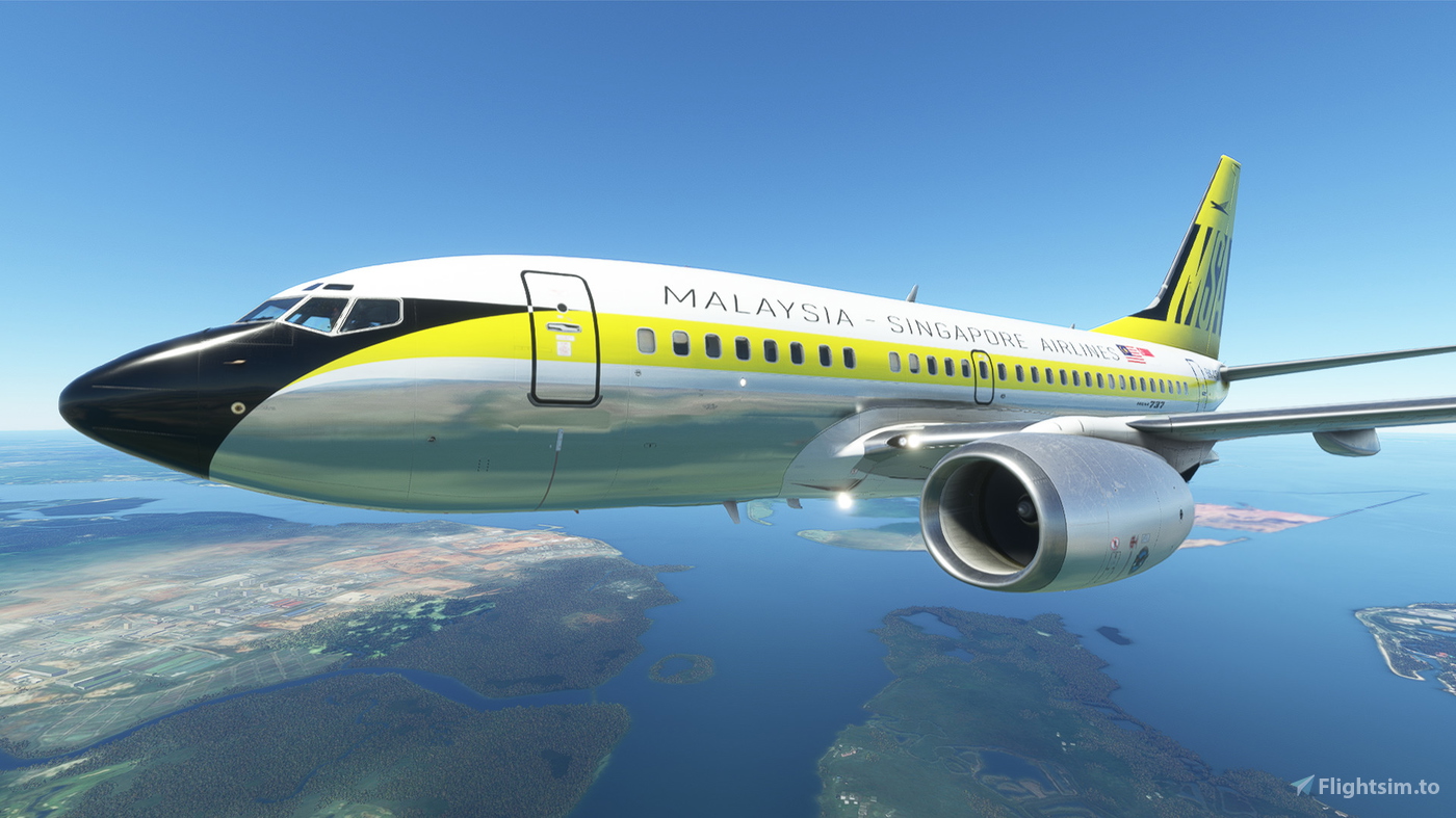 PMDG 737-600 MSA - Malaysia - Singapore - Airlines (9M-AOU) for ...