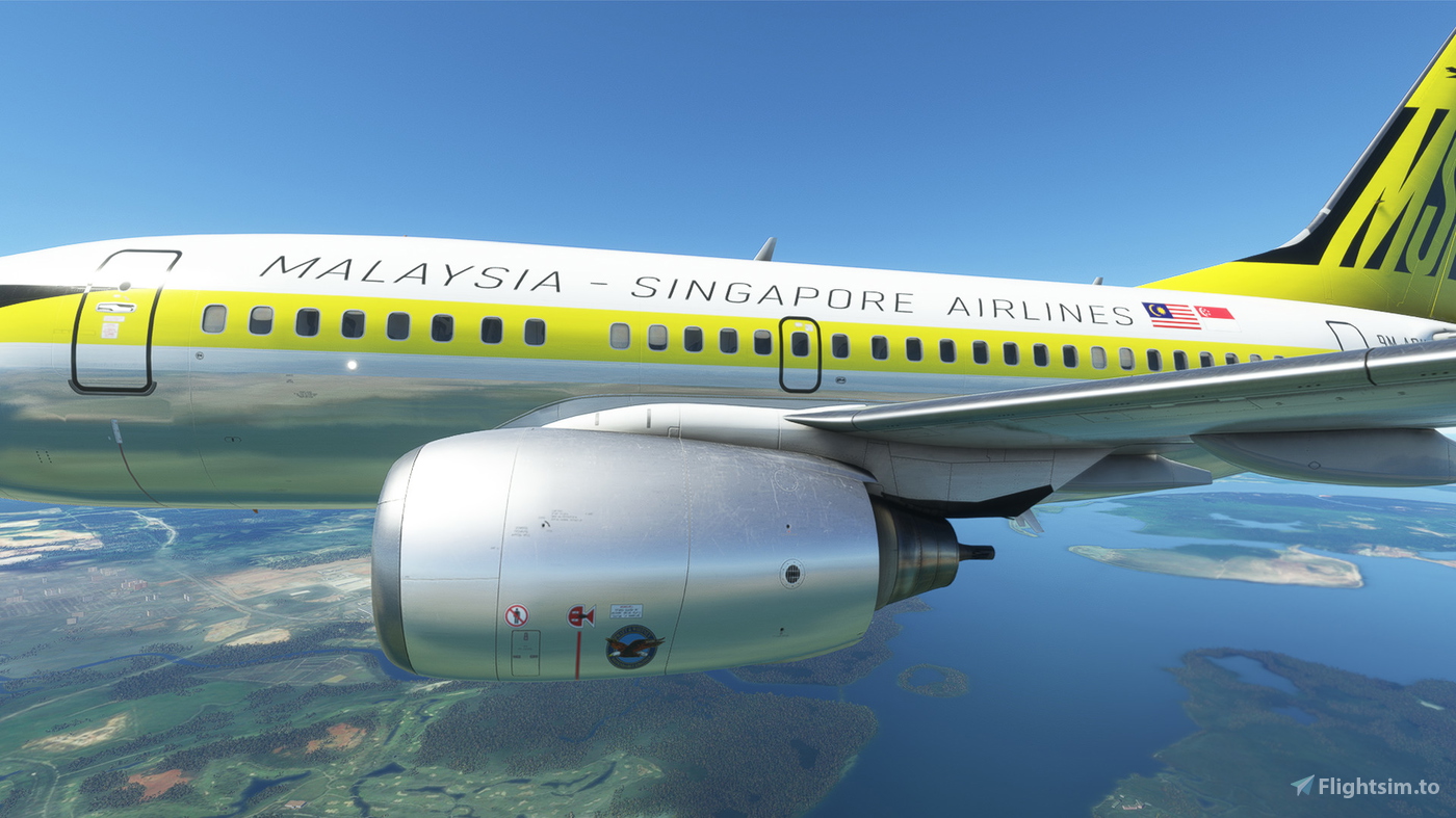 PMDG 737-600 MSA - Malaysia - Singapore - Airlines (9M-AOU) for ...