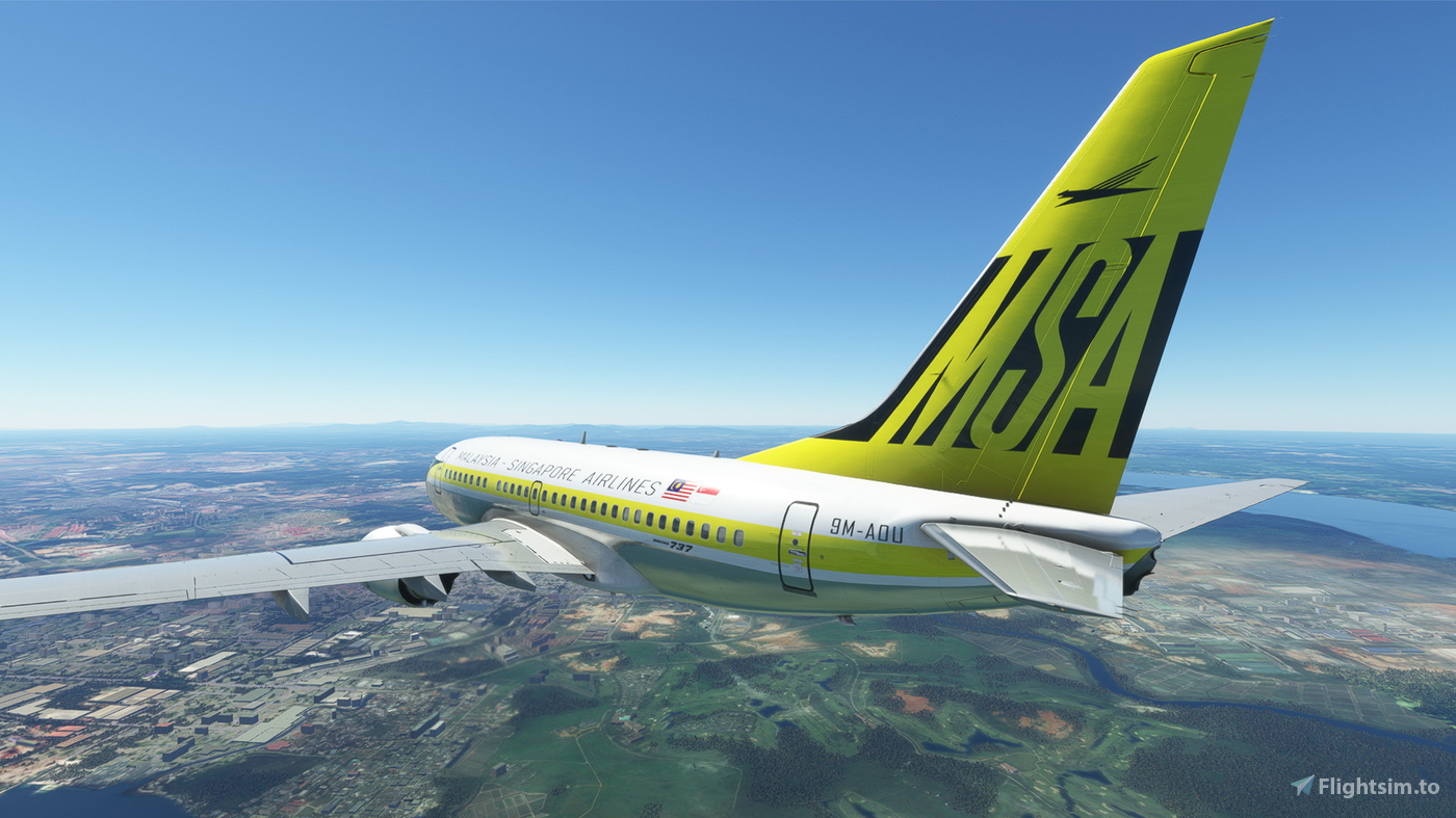 PMDG 737-600 MSA - Malaysia - Singapore - Airlines (9M-AOU) for ...
