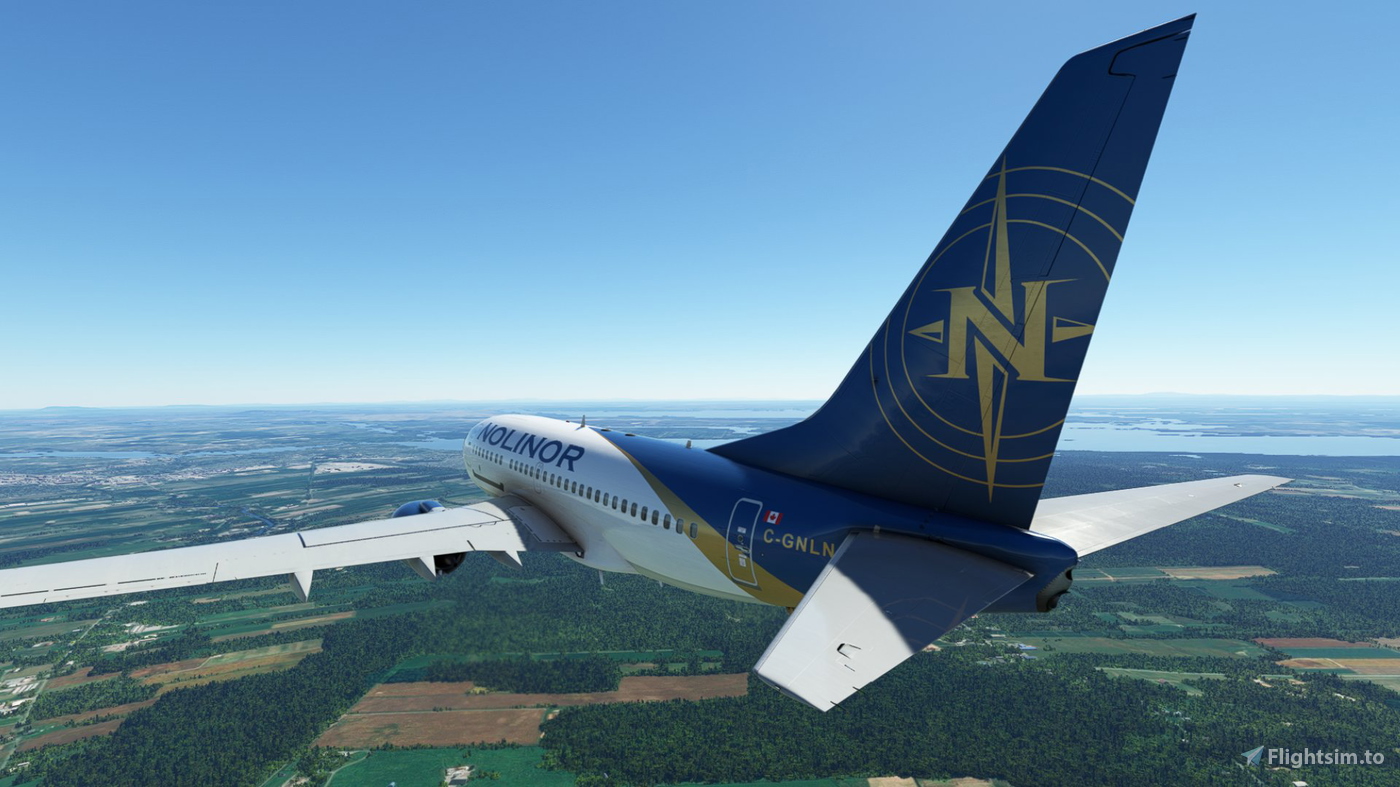 PMDG 737-600 w/ cabin Nolinor Aviation (C-GNLN) for Microsoft Flight ...