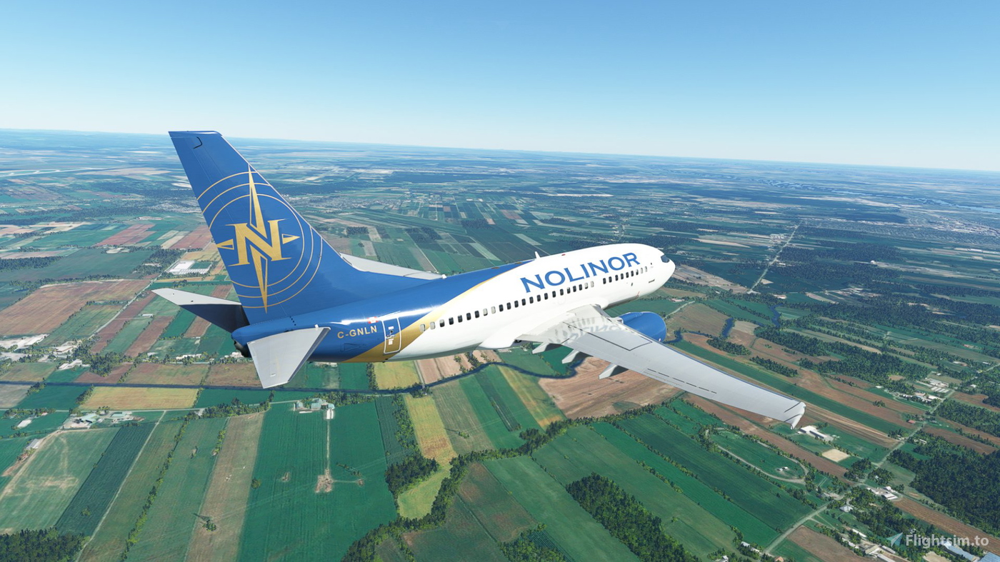 PMDG 737-600 w/ cabin Nolinor Aviation (C-GNLN) for Microsoft Flight ...