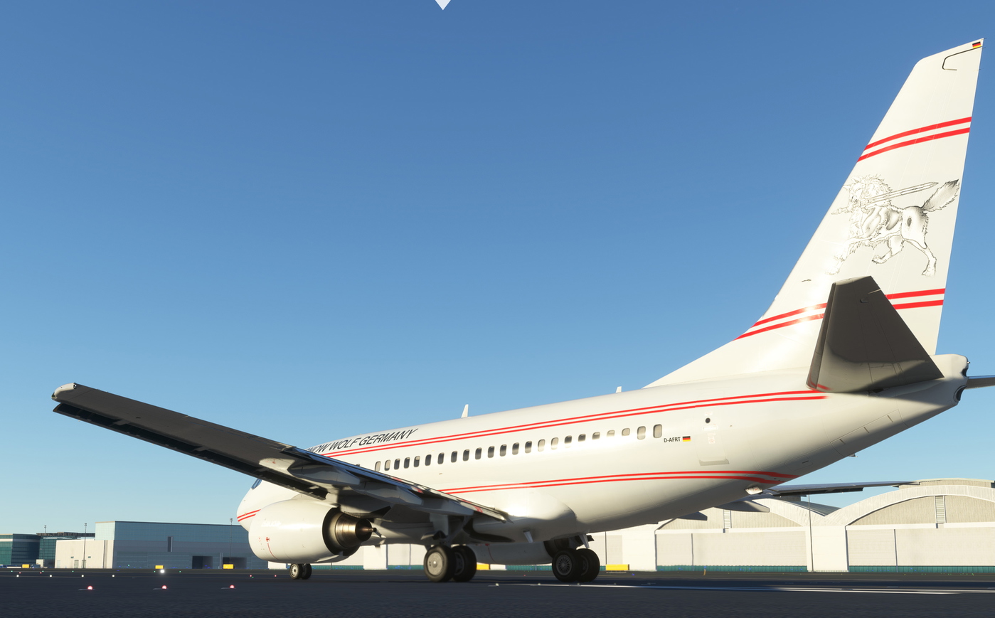 PMDG 737-600 Snow Wolf Germany (D-AFRT - 1980) for Microsoft Flight ...