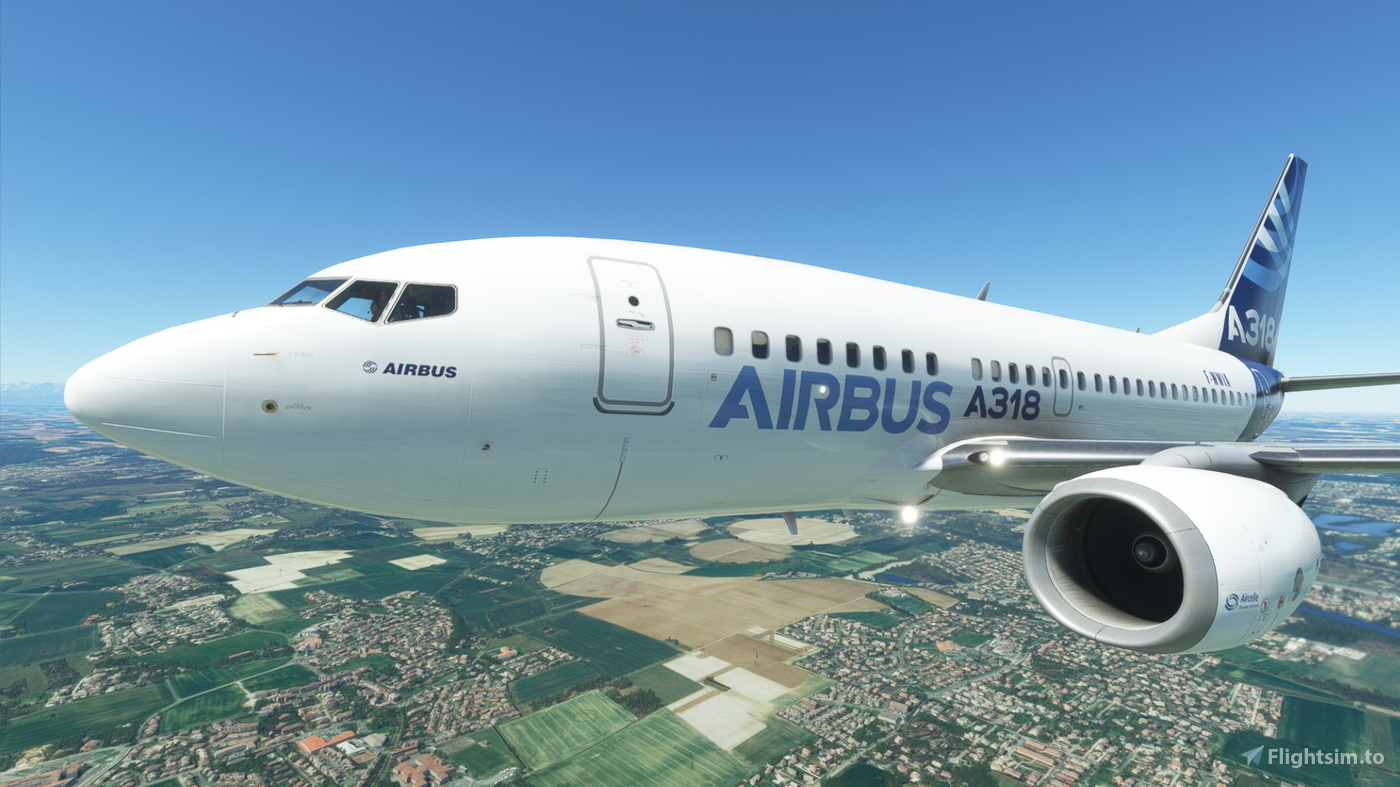 PMDG 737-600 👿 "The Troll" Airbus A318 House (F-WWIA) for Microsoft ...