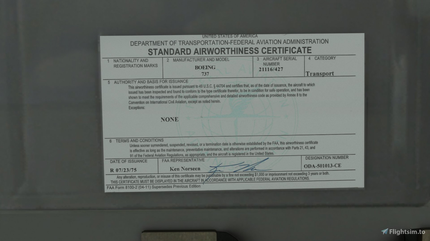 PMDG 737-600 Transair (N810TA) for Microsoft Flight Simulator | MSFS