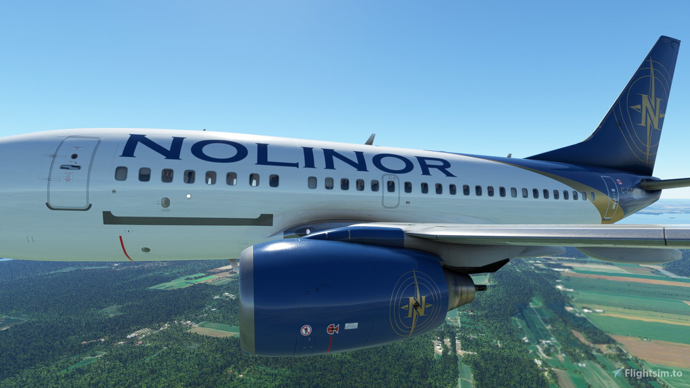 PMDG 737-600 w/ cabin Nolinor Aviation (C-GTUK) for Microsoft Flight ...