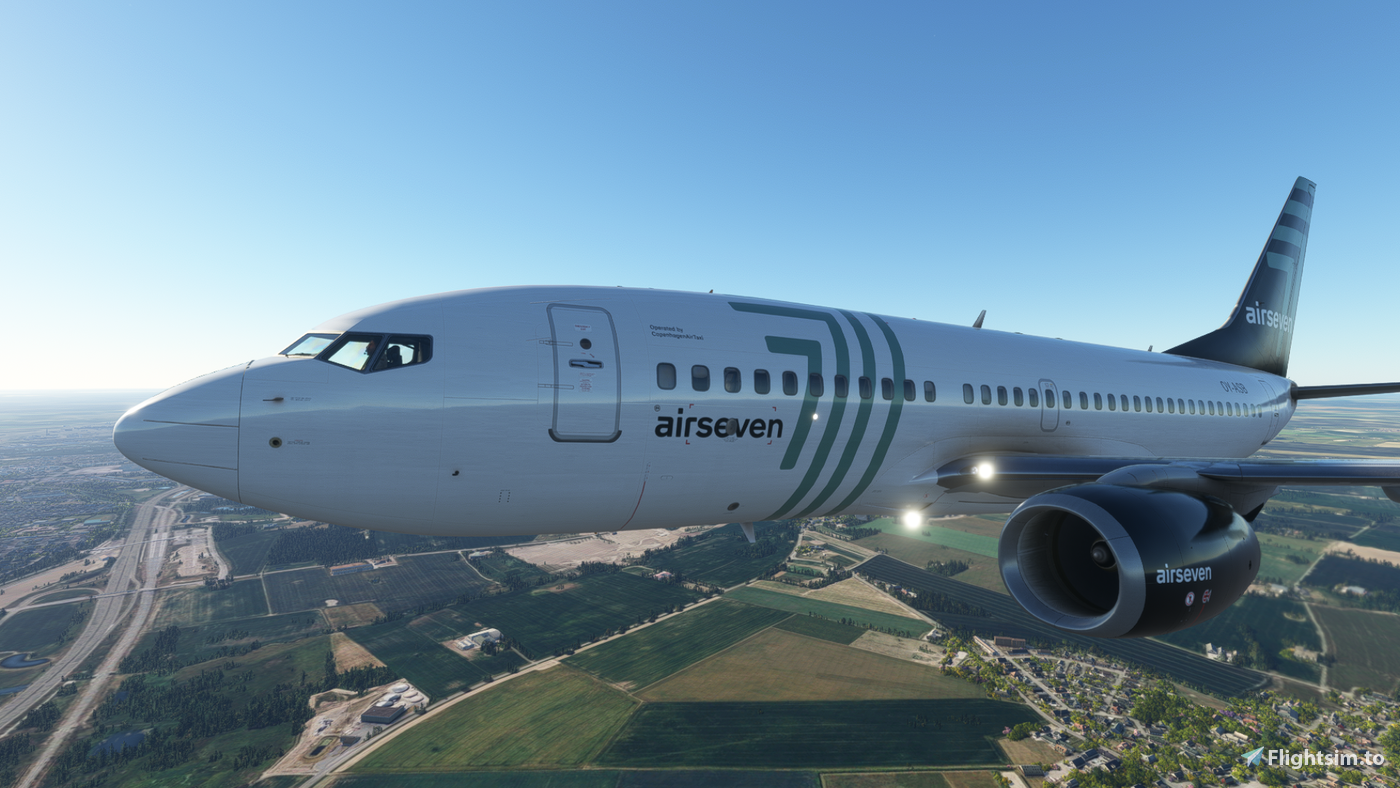 PMDG 737-700 Air Seven (OY-ASB) для Microsoft Flight Simulator | MSFS