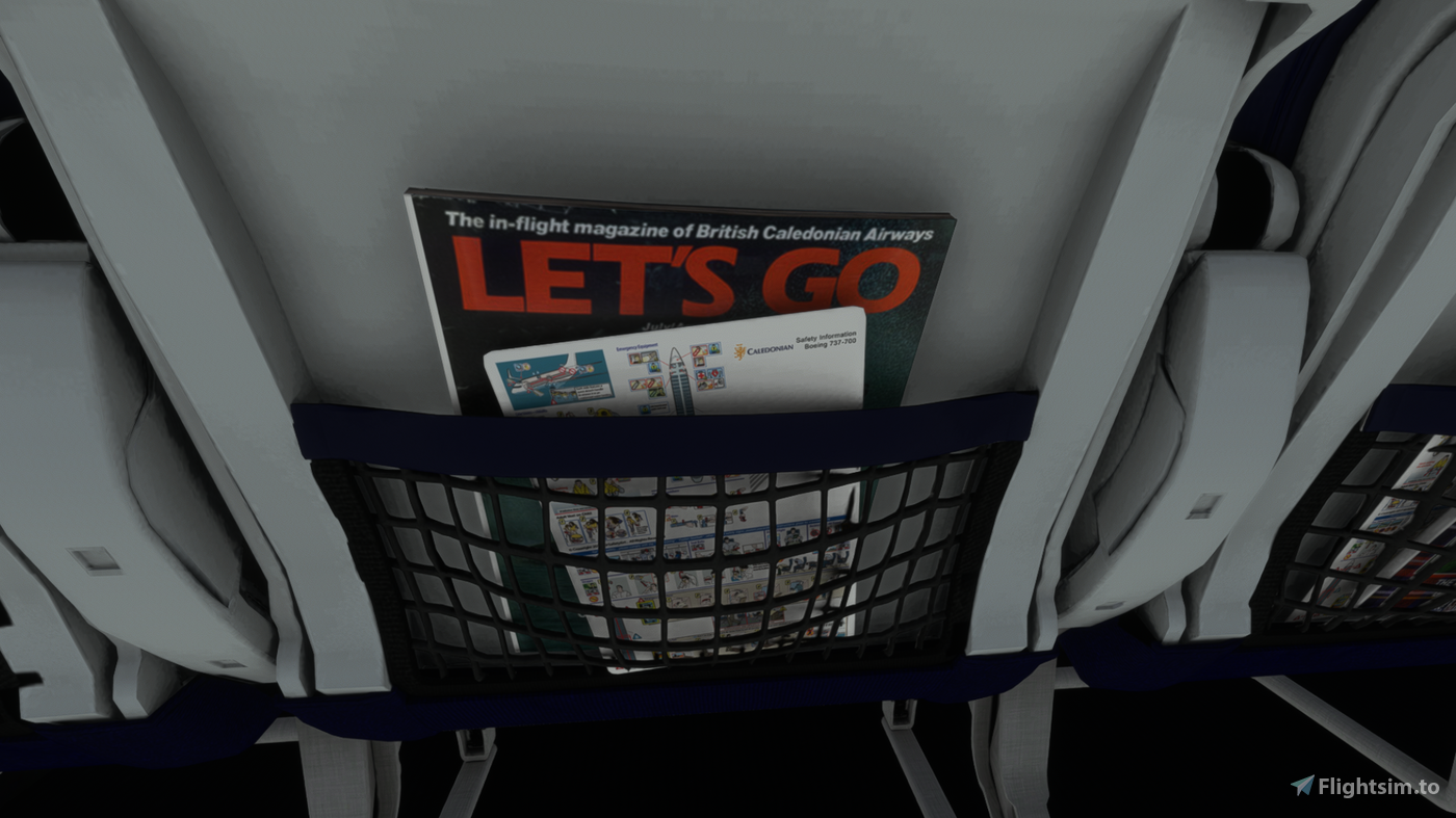 PMDG 737-700 w/ cabin Caledonian Airways (G-BGJH) for Microsoft Flight ...