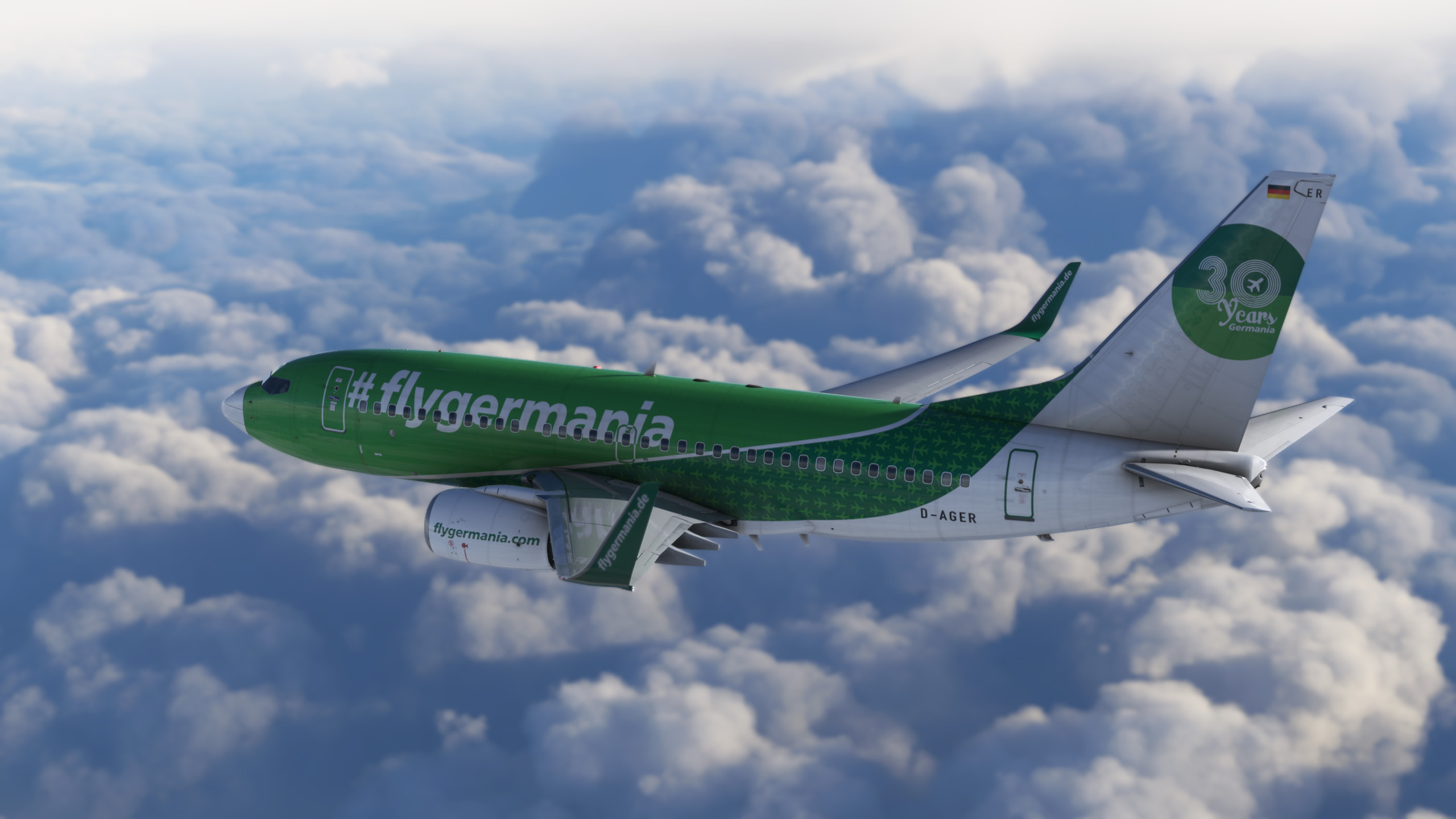 PMDG 737-700 Germania Airlines 30 Years Special for Microsoft Flight ...