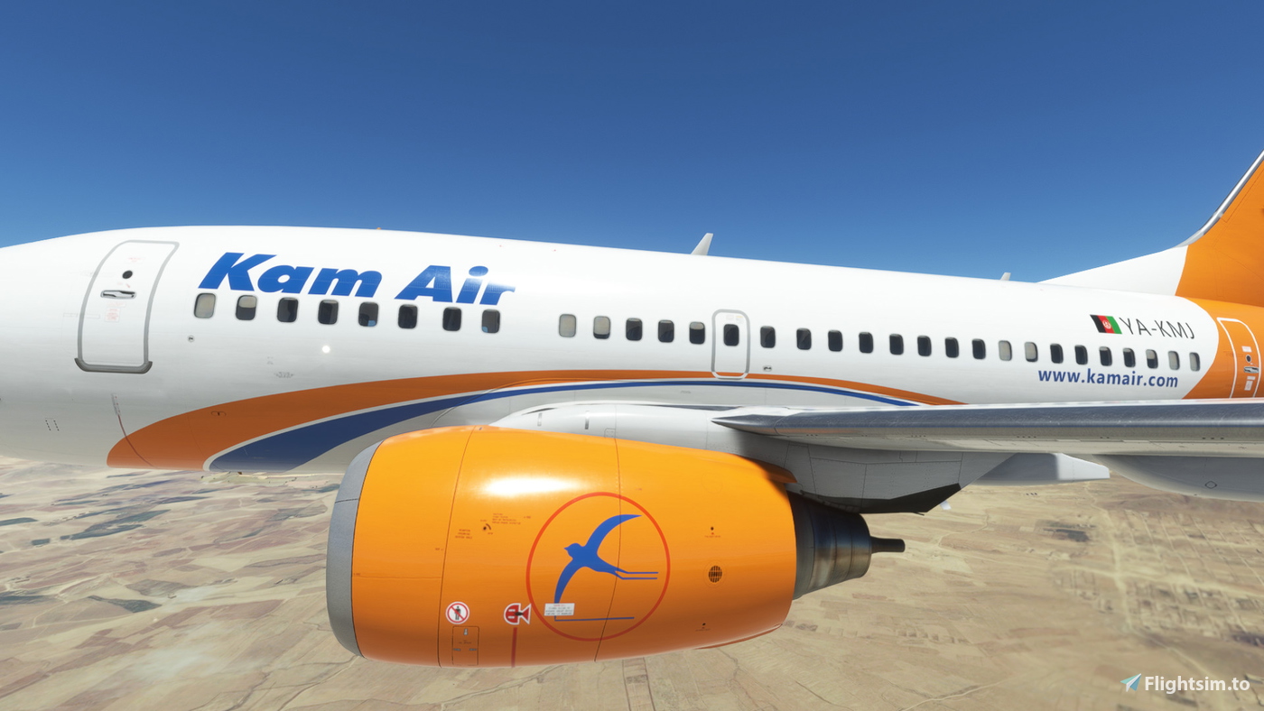 PMDG 737-700 Kam Air (YA-KML) for Microsoft Flight Simulator | MSFS